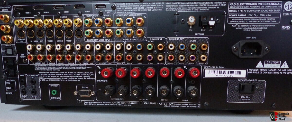 NAD T747 Receiver Photo 1470524 Canuck Audio Mart