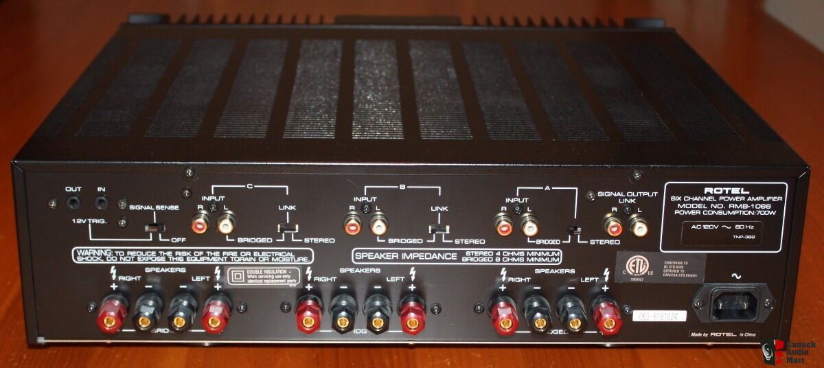 Rotel RMB 1066 like New FREE Shipping Photo 1482807 Canuck Audio