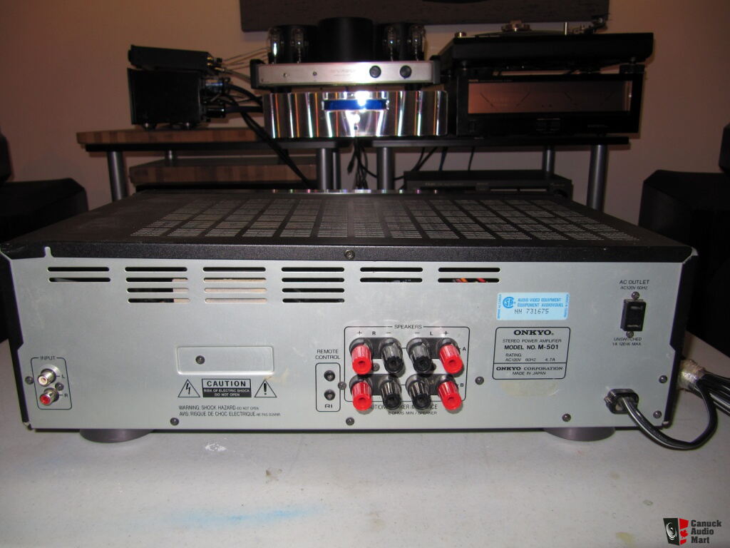 ONKYO M501 2CH POWER AMPLIFIER 150W RMS SOLD Photo 498553