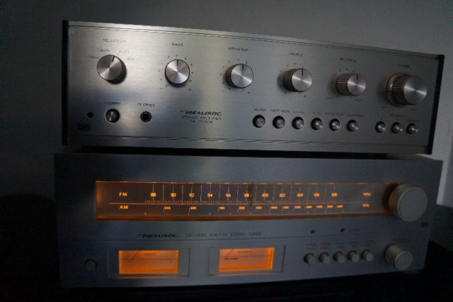 Realistic SA-1000 A and Realistic TX-1001 tuner For Sale - Canuck Audio ...