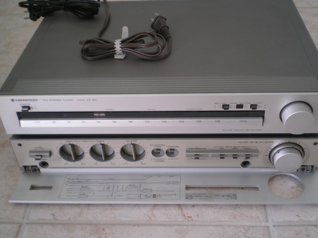 Kenwood High Speed DC Integrated Amplifier KA- 80 and Tuner KT-80 For ...