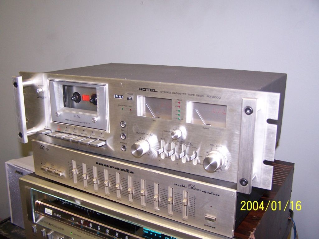 rotel rd-2000 vintage cassette deck For Sale - Canuck Audio Mart