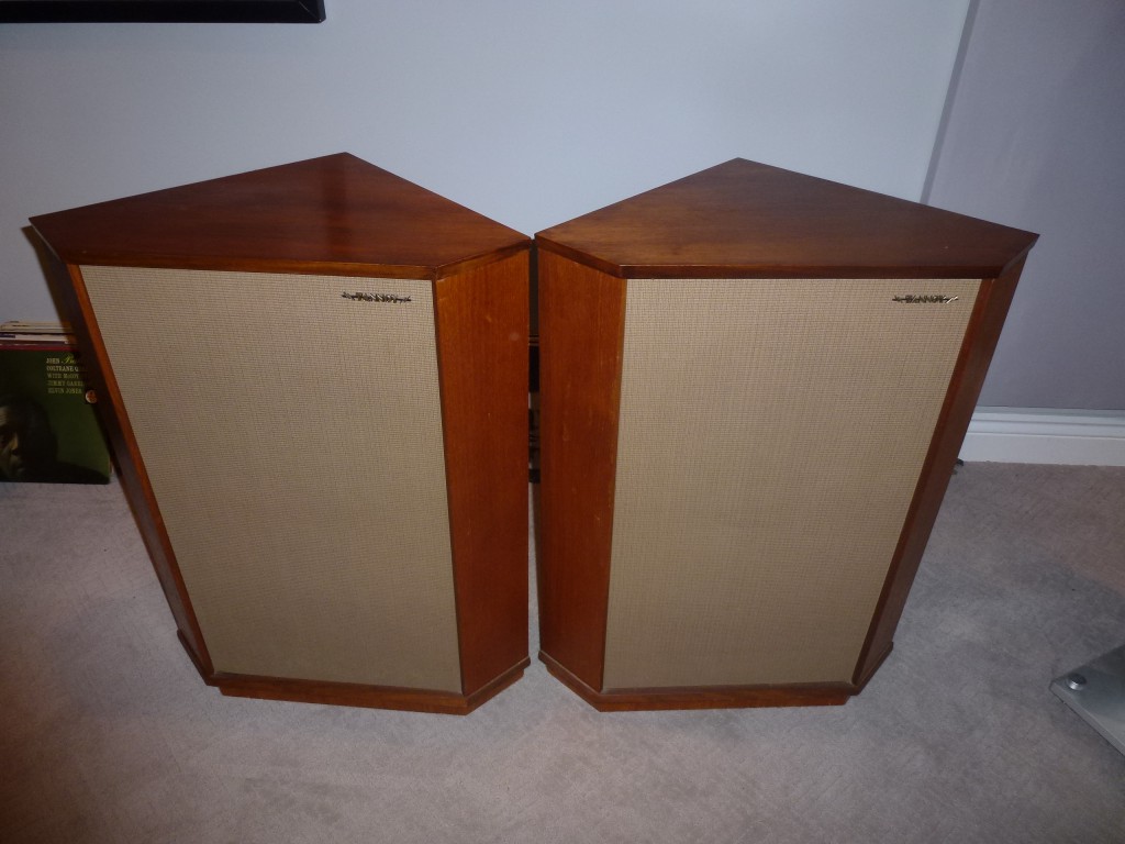 TANNOY 12 INCH RED MONITORS IN ORIGINAL TANNOY LANCASTER CORNER ...