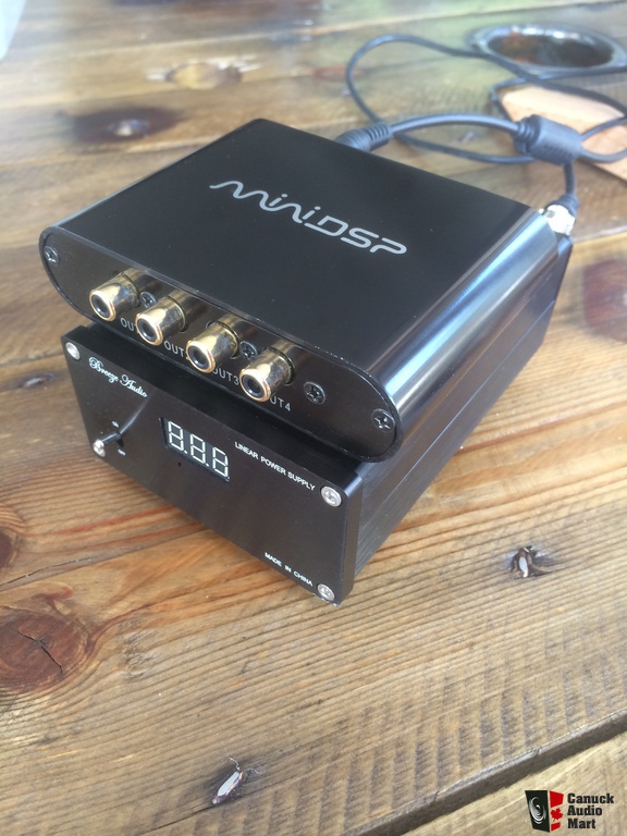 MiniDSP 2x4 with Linear Power Supply For Sale - Canuck Audio Mart