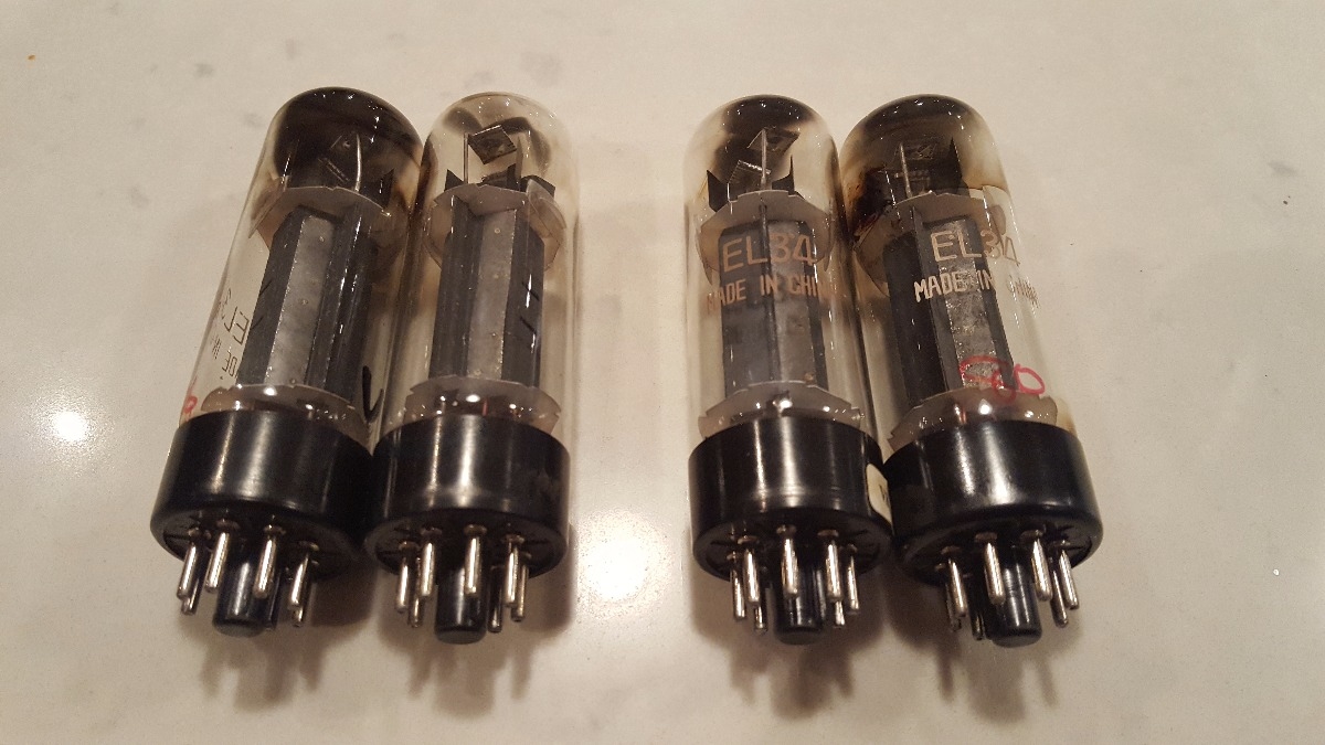 Power Tubes - Set of 4 Matching EL34 Vacuum Tubes Auction - Canuck ...