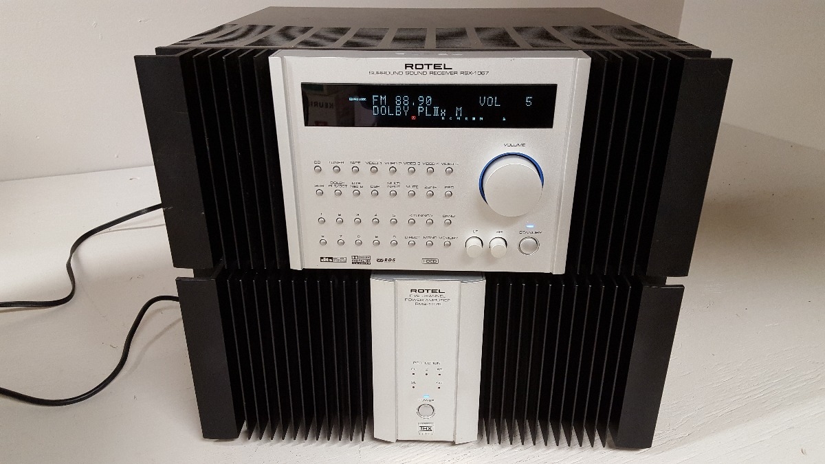 Rotel RSX-1067 Reciever & RMB-1075 Power Amplifier Combo! For Sale ...