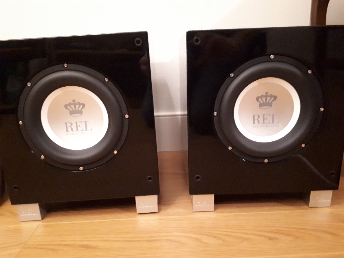 A pair of REL T7i Subwoofers For Sale - Canuck Audio Mart