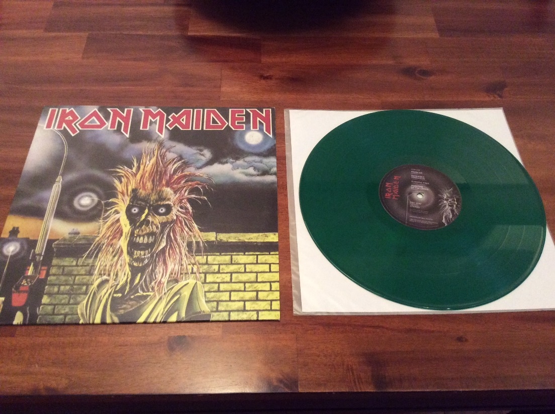 Iron Maiden Green Vinyl. Very Rare Edition For Sale - Canuck Audio Mart