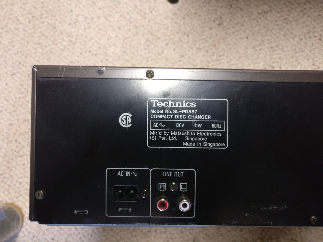 Technics SL PD887 For Sale - Canuck Audio Mart