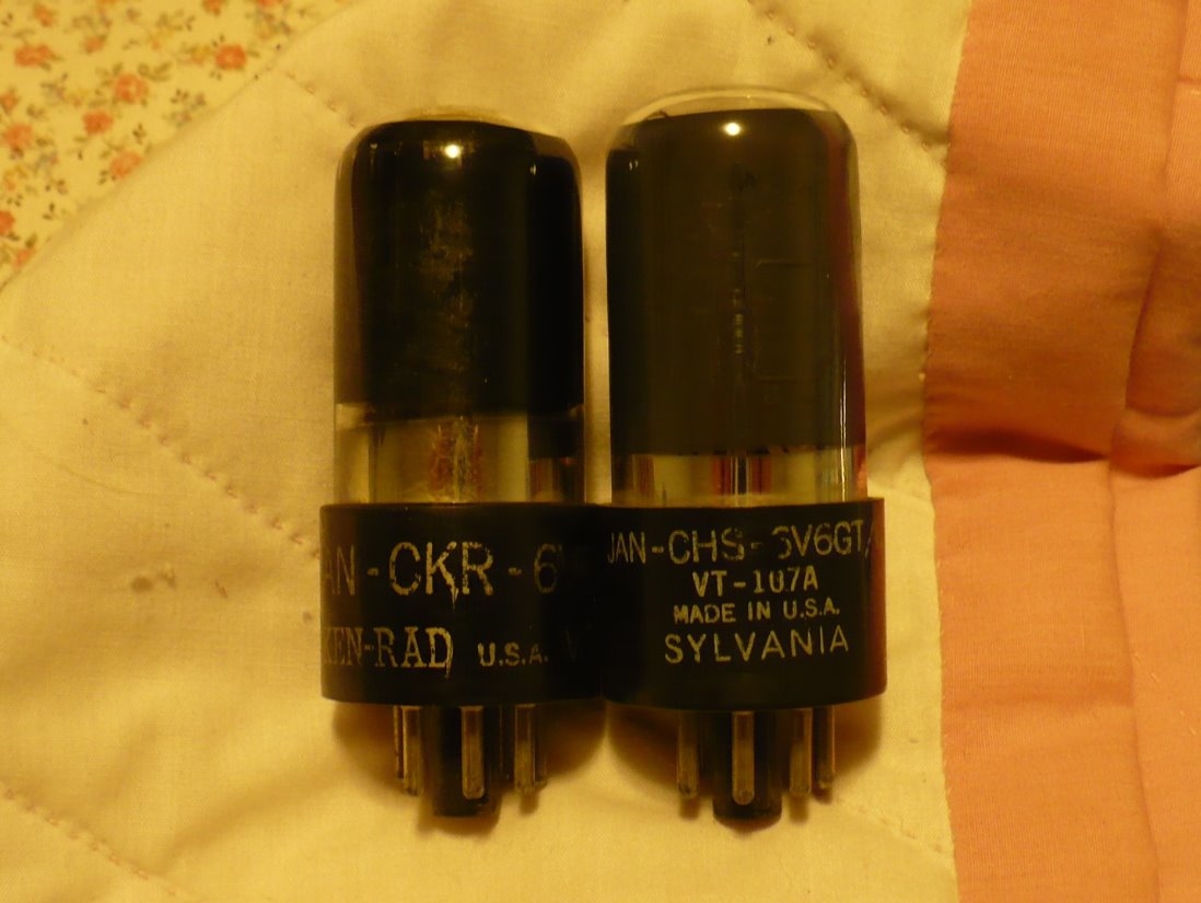 For The Guitar Guys or Audio Guys VT-107A 6V6GT Power Tubes KenRad ...