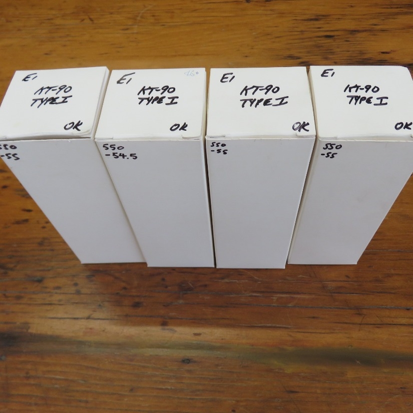 EI KT90 Type I Matched Quad - NOS For Sale - Canuck Audio Mart