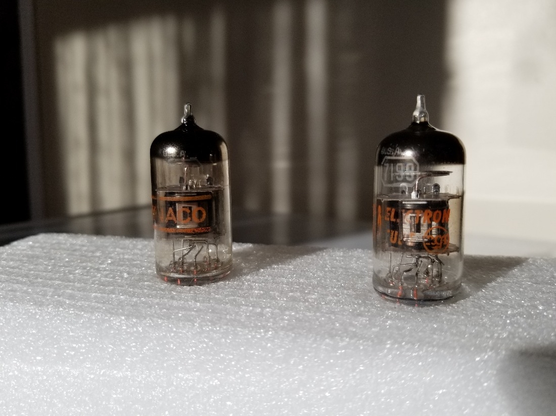 Pair of 7199 tubes - SOLD to Tim For Sale - Canuck Audio Mart