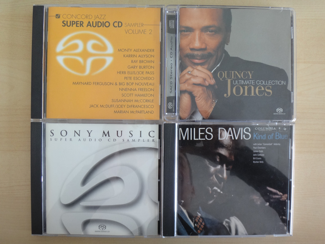 Concord Jazz Sampler and Quincy Jones Ultimate Collection Hybrid CD ...