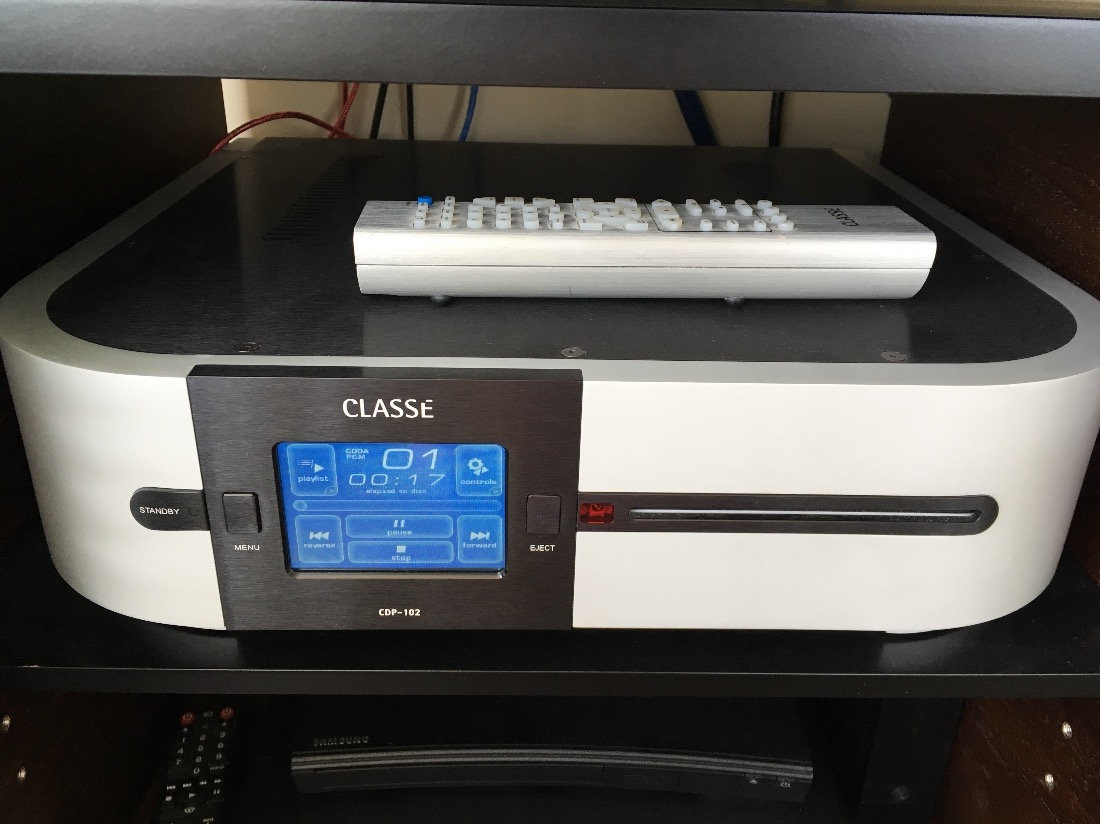 Classe CDP-102 CD player and Classe Sigma 2200i Integrated Amplifier ...