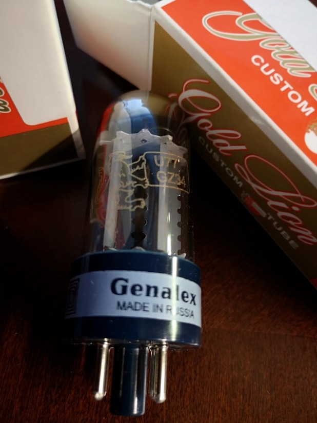 NEW Genalex Gold Lion GZ34 re-issue rectifier tube pair For Sale ...