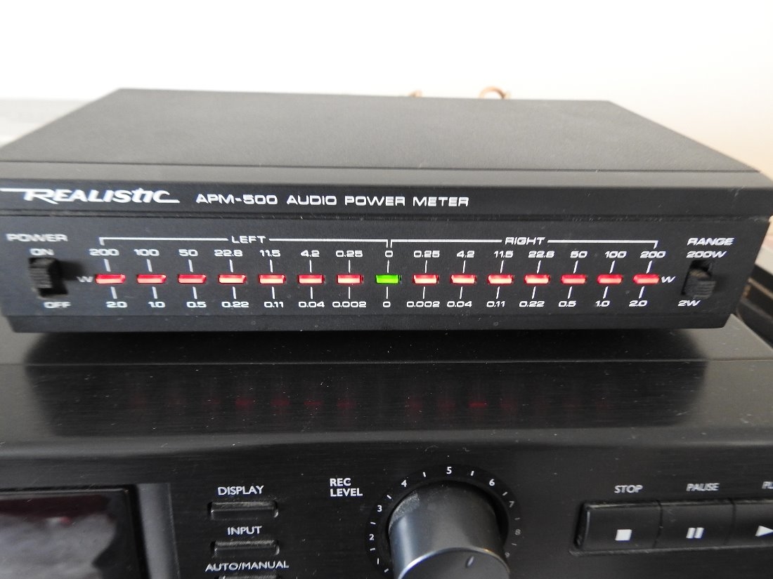 Realistic APM 500 Audio Power Meter 200W ( sold to Scott) For Sale ...