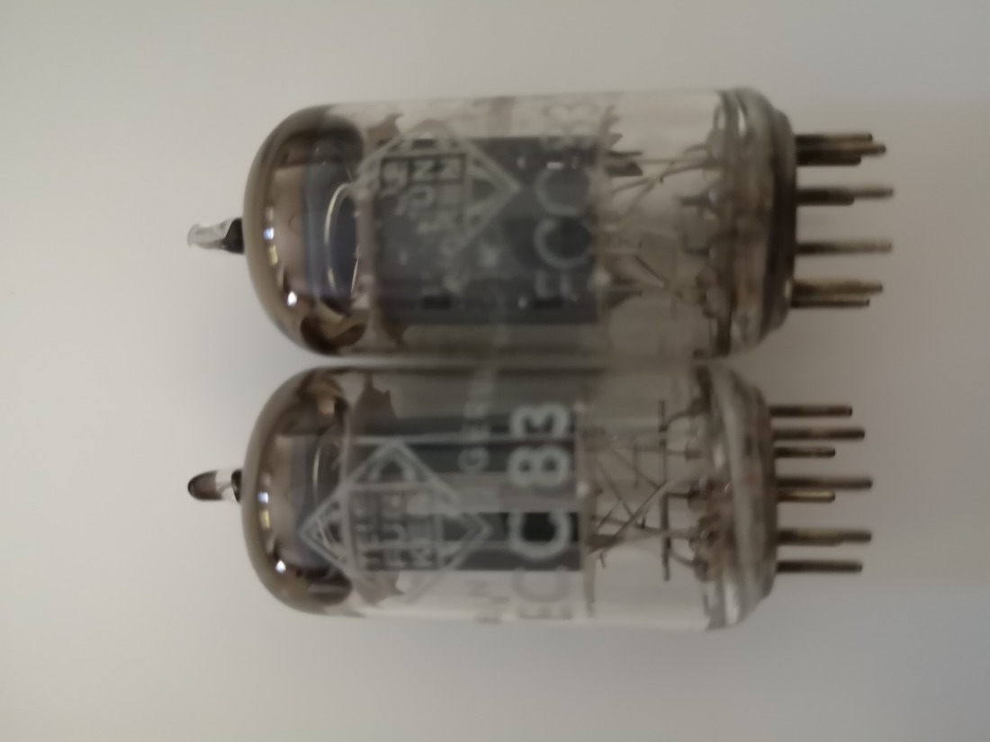 Pair of NOS Telefunken 12AX7/ECC83 Vacuum Tubes free shipping For Sale ...