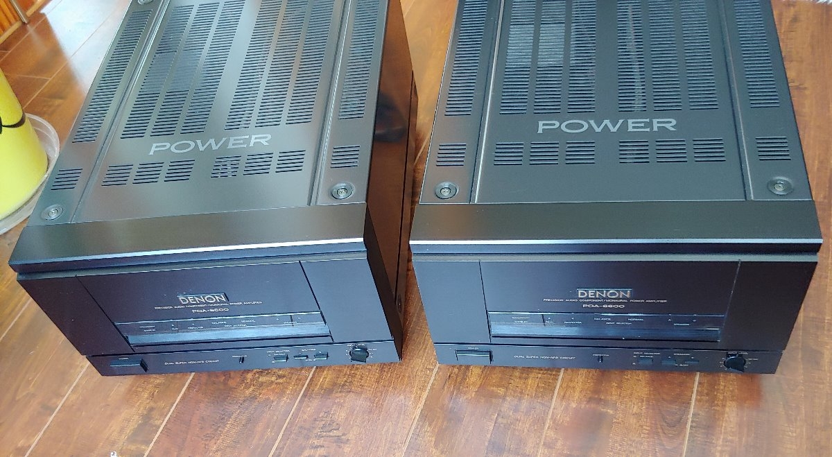 Denon POA-6600 Power Amplifiers Two Monoblocks 2 x 450W For Sale ...