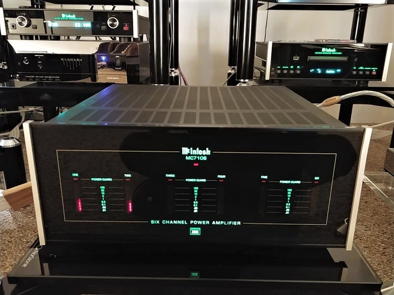 McIntosh Mc7106 6 x 100 watt amplifier Dealer Ad - Canuck Audio Mart