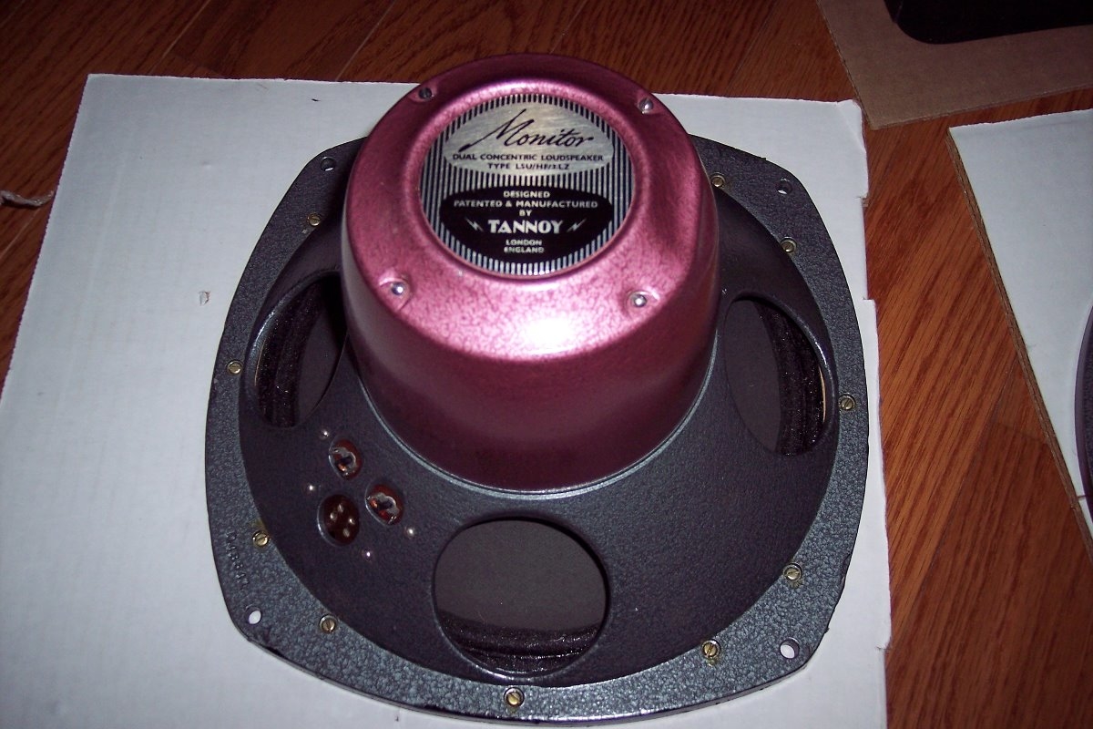 Single Tannoy 10" Red Monitor with crossover For Sale - Canuck Audio Mart