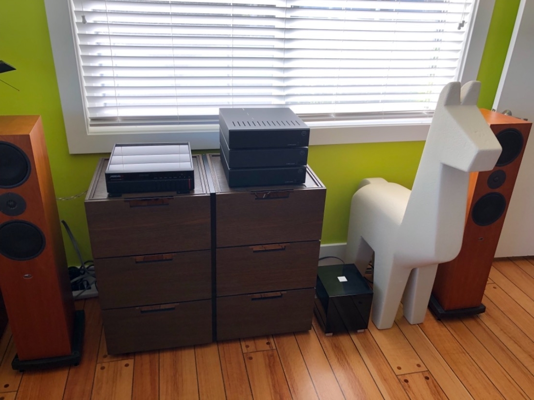 LINN Ninka Active Tri-amped System with 3 X LK85 Power Amps For Sale ...