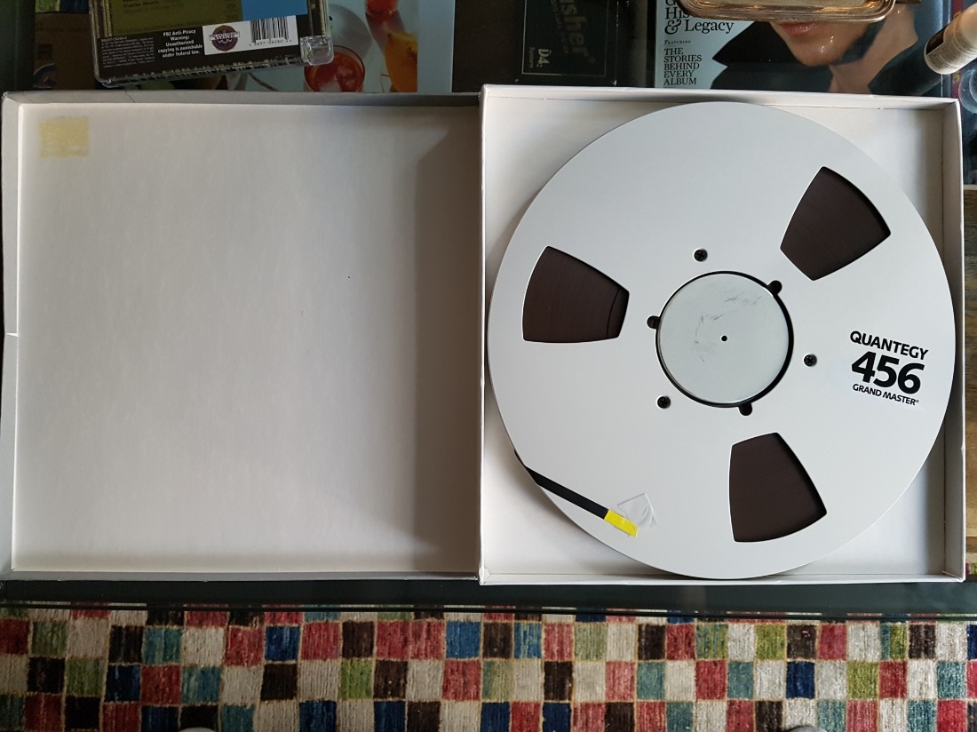 Reel-to-reel QUANTEGY Grand Master 456 • 1/4" tape • 10.5" reel • 2500 ...