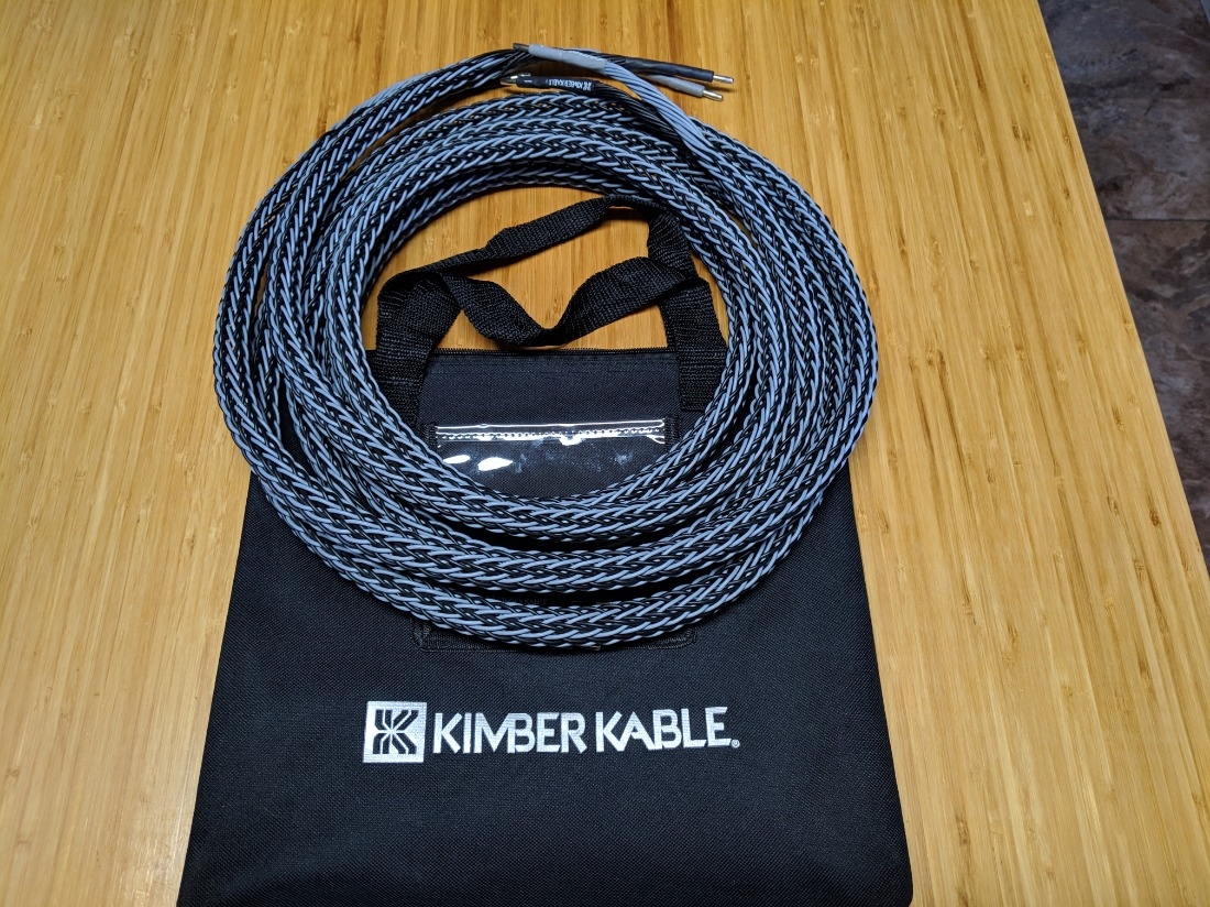 Kimber 12vs speaker cables ....8ft pair....as new....$340.00 For Sale ...