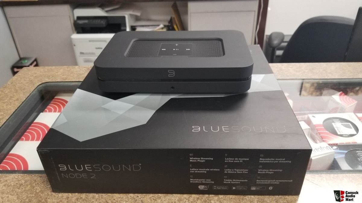 Bluesound Node 2 Demo Dealer Ad - Canuck Audio Mart