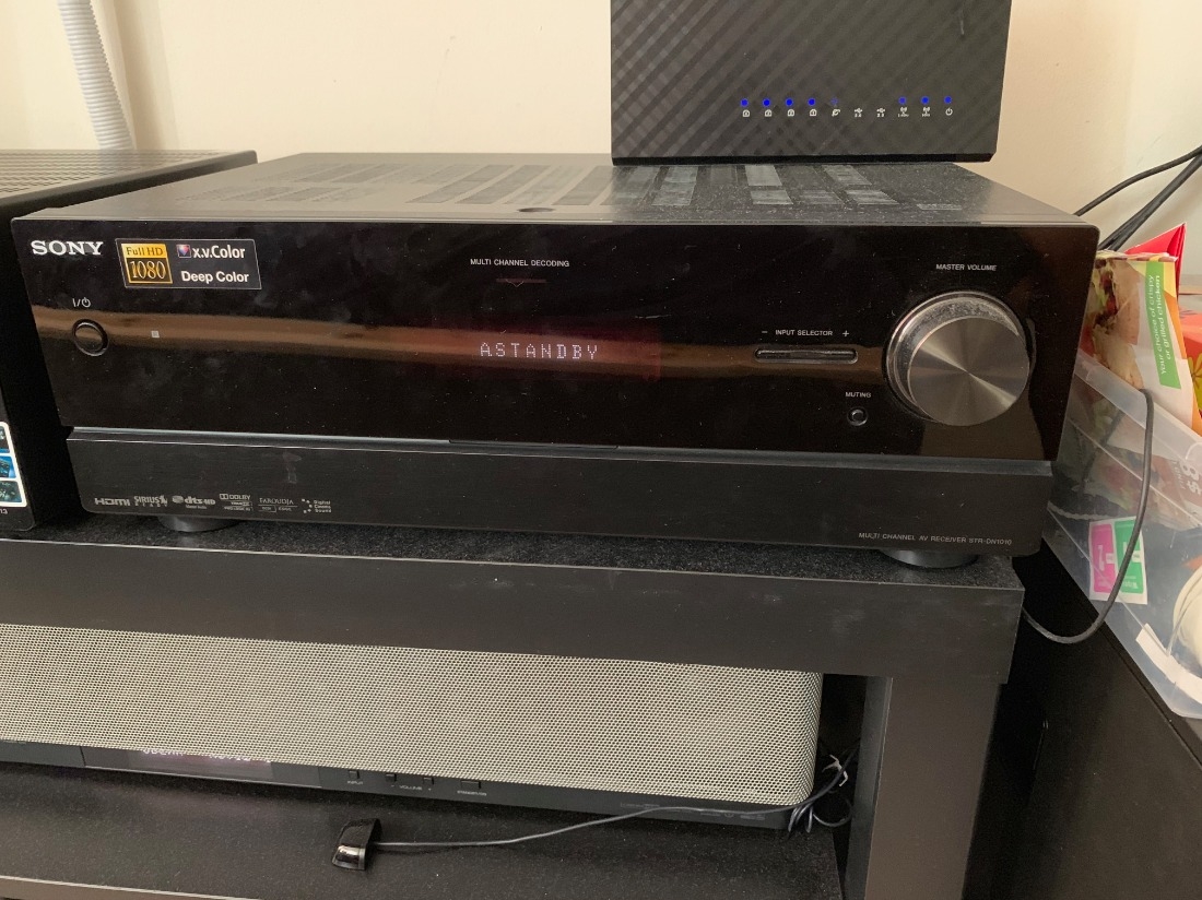Sony STR-DN1010 7.1-Channel A/V Receiver, 4x HDMI, Remote For Sale ...