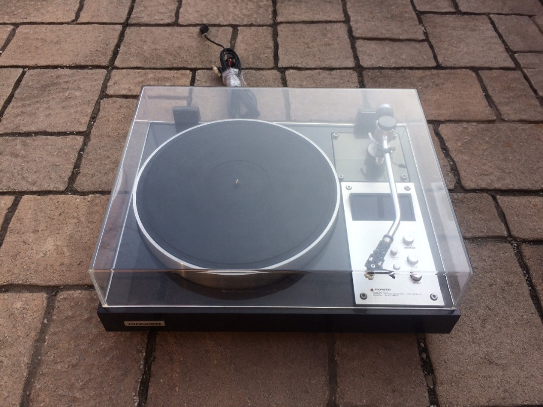 High End Pioneer XLC-1850 / PLC-590 turntable with long 12" Audiocraft ...
