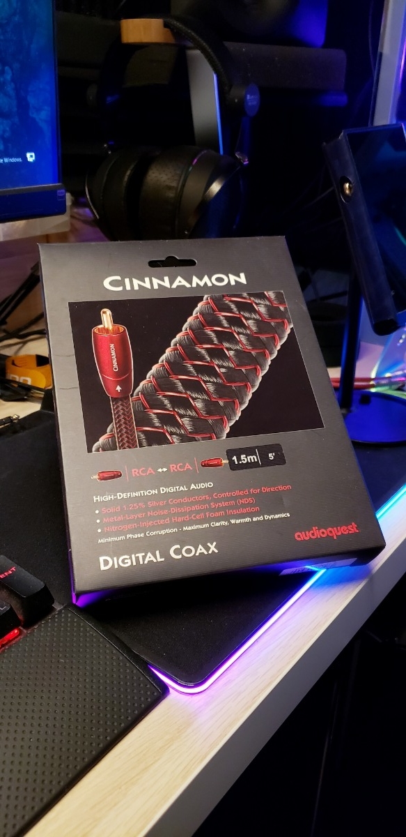 Audioquest Cinnamon Coaxial Digital Cable [1.5m For Sale - Canuck Audio ...
