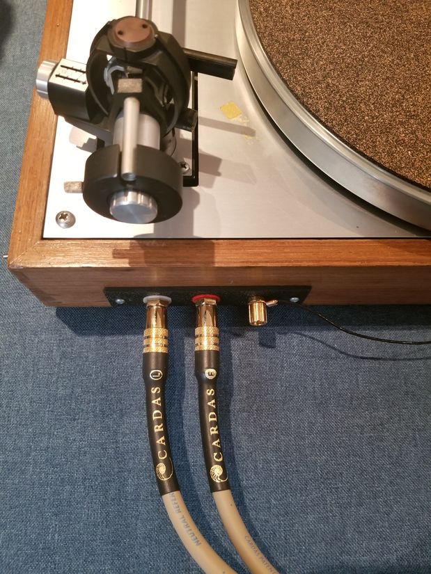 Carver C-1, Cardas GRFA S Female RCA Jacks, Duelund Wire 20awg Copper ...