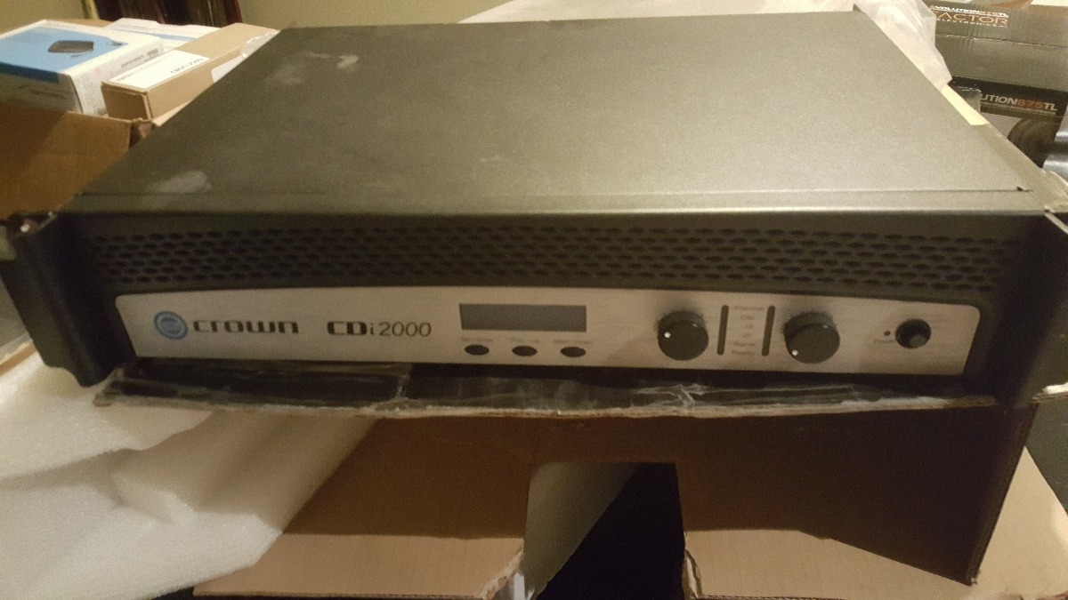 Crown CDI 2000 digital amplifier For Sale - Canuck Audio Mart