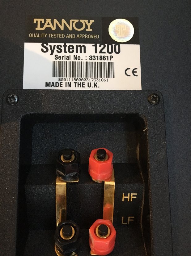 Tannoy System 1200 REFERENCE / STUDIO Speakers MONITORS Dual Concentric ...