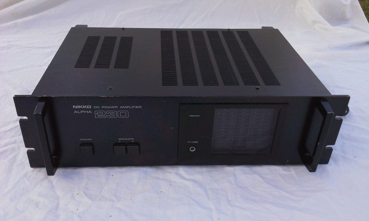 Nikko Alpha Amplifier (Alpha 220, Alpha 230, Alpha 450, etc.) Wanted ...
