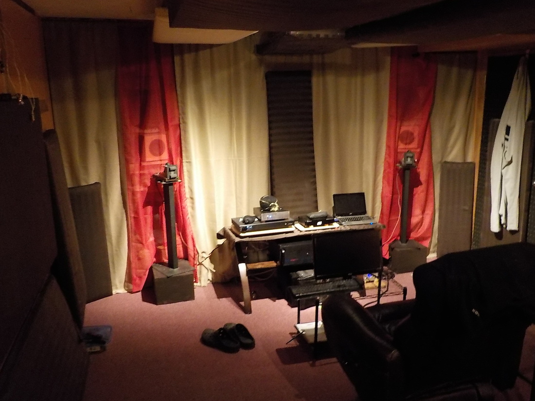 Lowther EX4 on open baffle with a 21" EV woofer and a fostex ft17H ...