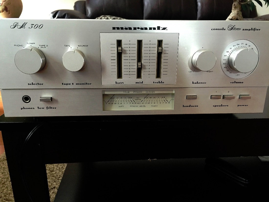 Marantz Stereo Console Integrated Amplifier Model PM300 For Sale ...