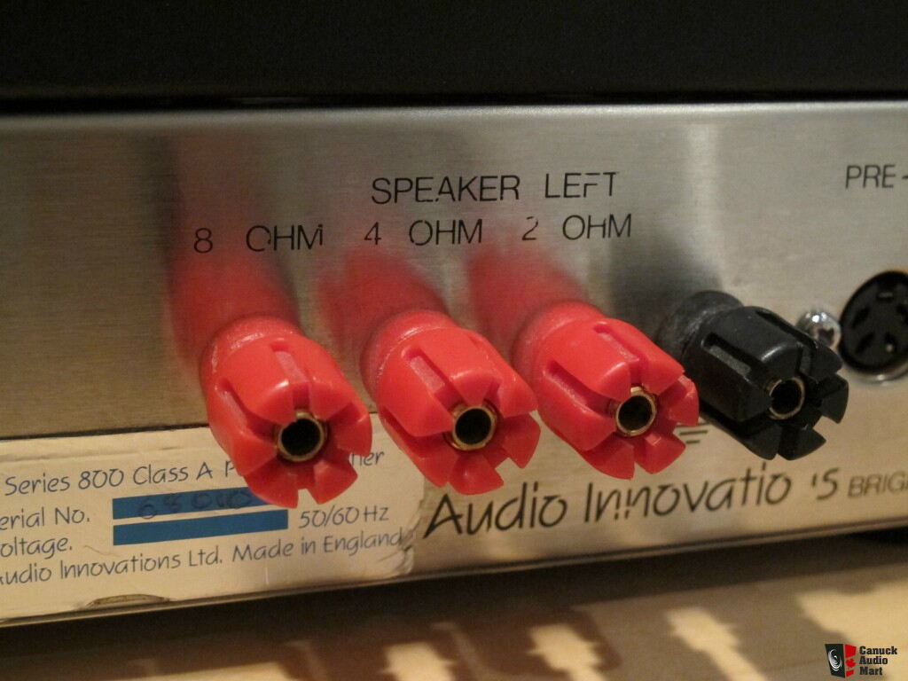 Audio Innovations 800 Class A tube power amplifer & matching ...