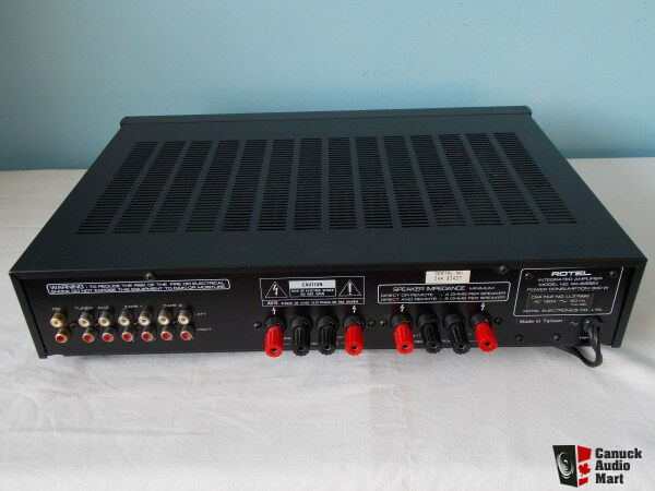 vintage 1995 Rotel RA-935BX integrated amplifier - made in Taiwan Photo ...
