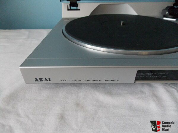 vintage 1986 Akai AP-A201 direct drive turntable - made in Japan Photo ...