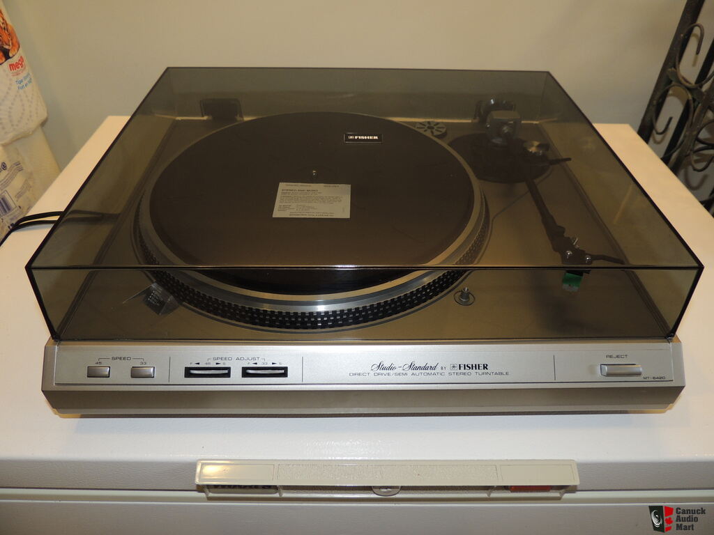 Vintage Fisher MT-6420 Direct Drive Turntable w/ AT71E cartridge Photo ...