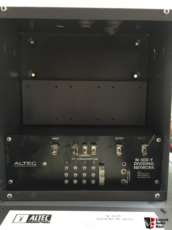 Altec Lansing N-500-F VOTT Dividing Network crossovers Photo #1013502 ...