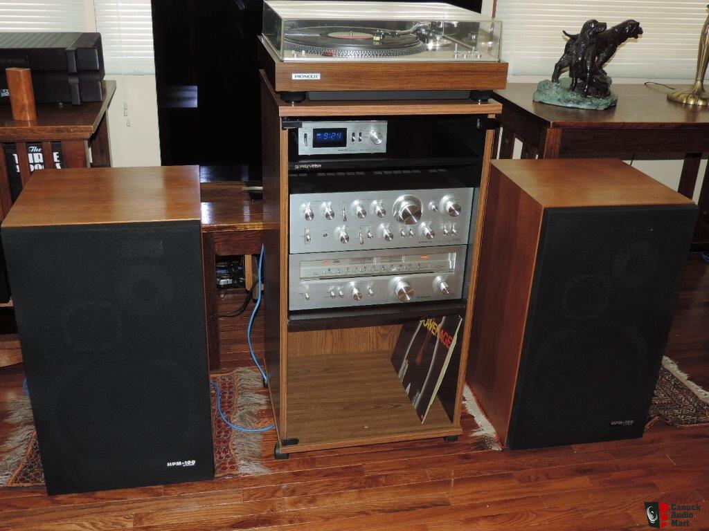 Complete Golden Era Pioneer Silver Face Turntable System Turn Key Photo ...