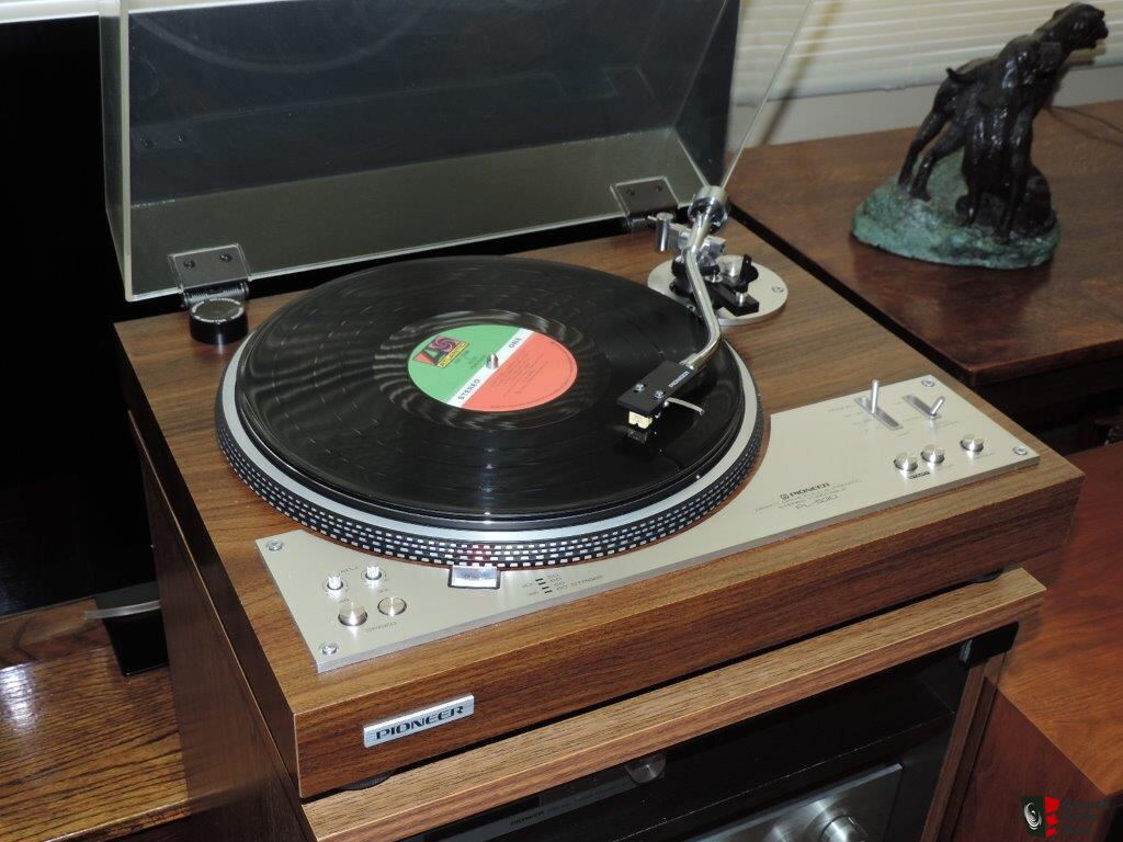 Complete Golden Era Pioneer Silver Face Turntable System Turn Key Photo ...