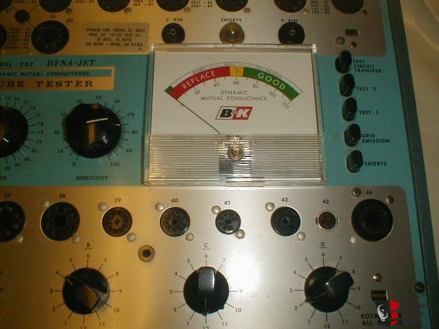 Dyna-Jet 707 Dynamic Mutual Conductance Tube Tester Photo #101565 ...