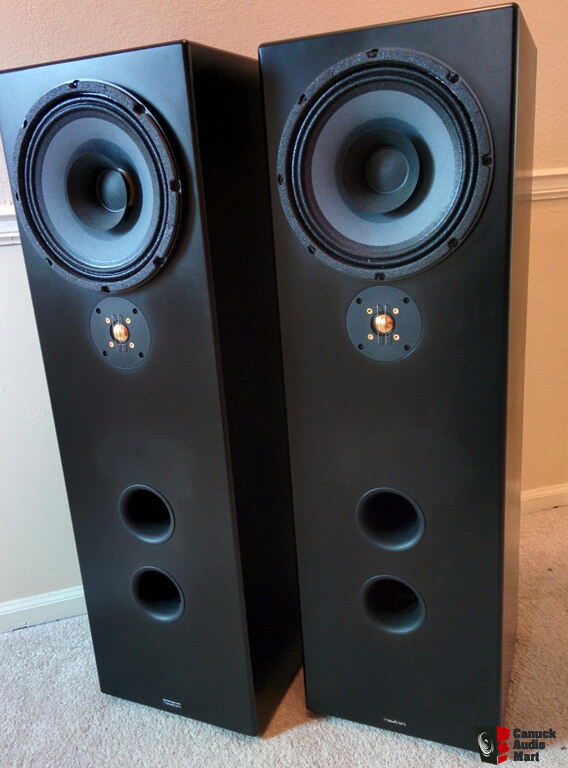 Tekton Lore Speakers in custom piano black For Sale - Canuck Audio Mart