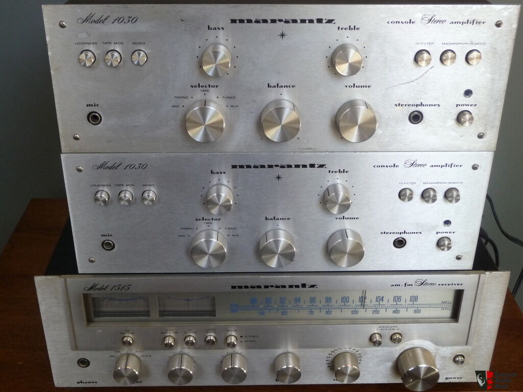 Vintage Marantz components x2 1030 Amplifiers, 1515 receiver For Sale ...