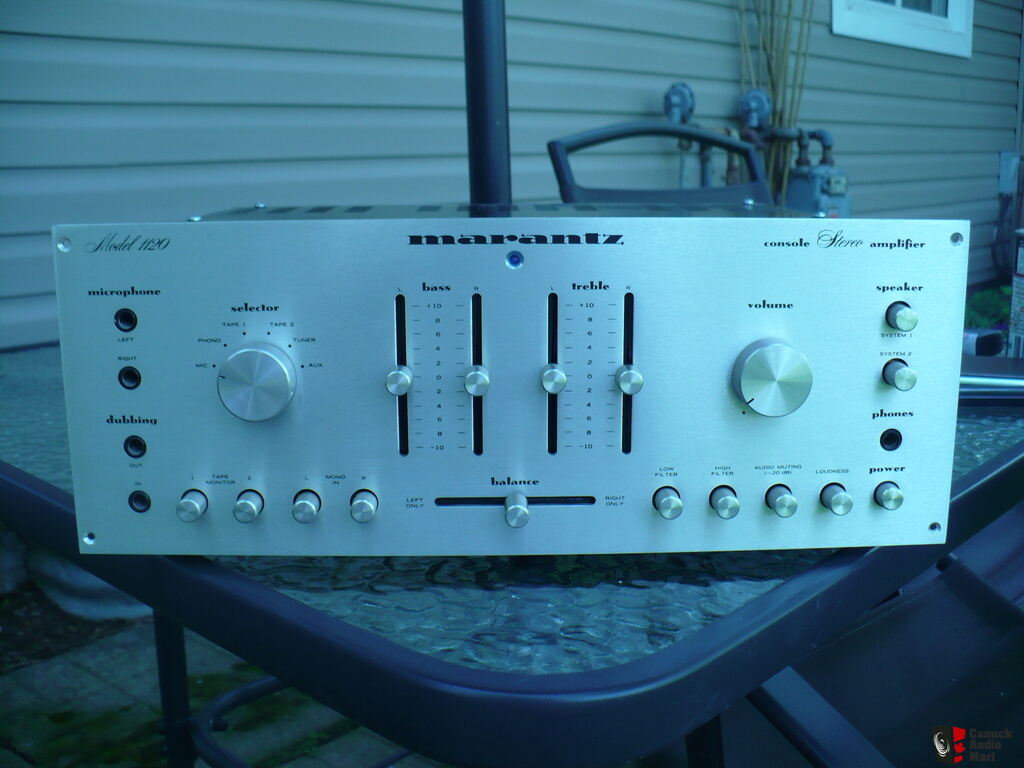Vintage Marantz Integrated Amplifier Model 1120 USA Made For Sale ...