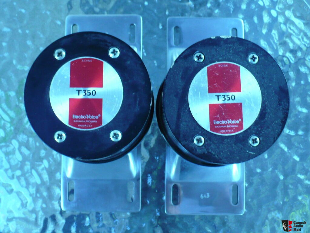 Electro Voice EV T350 UHF Horn Tweeters 7LB Magnets Massive and The ...