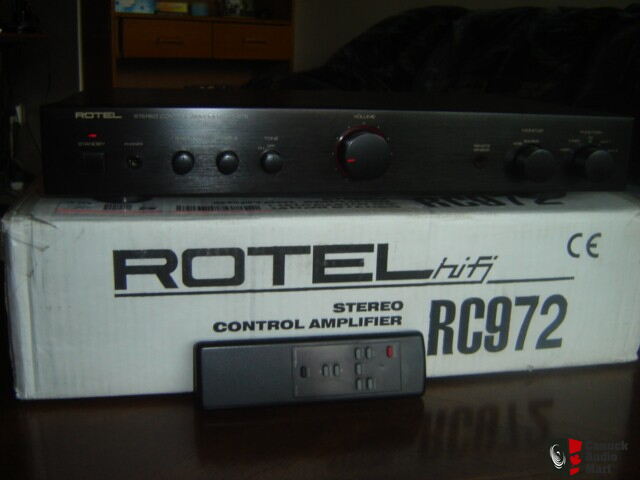Rotel RC972 Remote Control Pre-Amplifier - Impressive THD .004% with ...